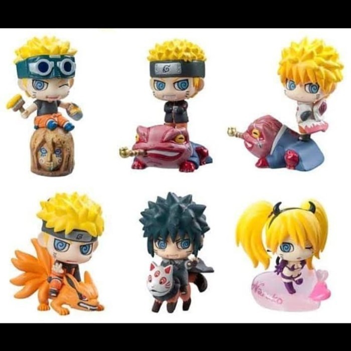 Jual Megahouse Naruto Petit Chara Shippuden Action Figure KWS Set D ...