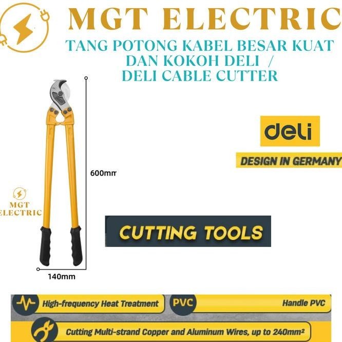 Jual Tang Potong Kabel Besar Deli 18 Inch 24 Inch Cable Cutter 18In ...