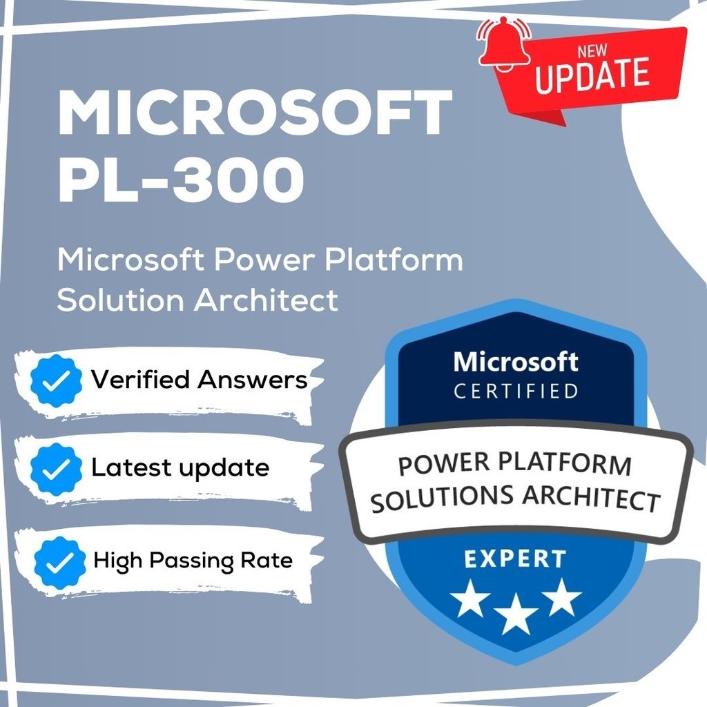 Jual Microsoft PL-300 Exam Dump Power Platform Solution Architect QA Q ...