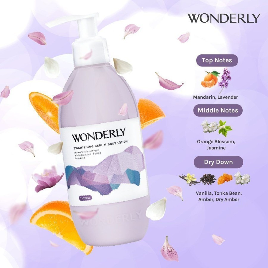 Jual Wonderly Brightening Serum Body Lotion FEARLESS | Shopee Indonesia