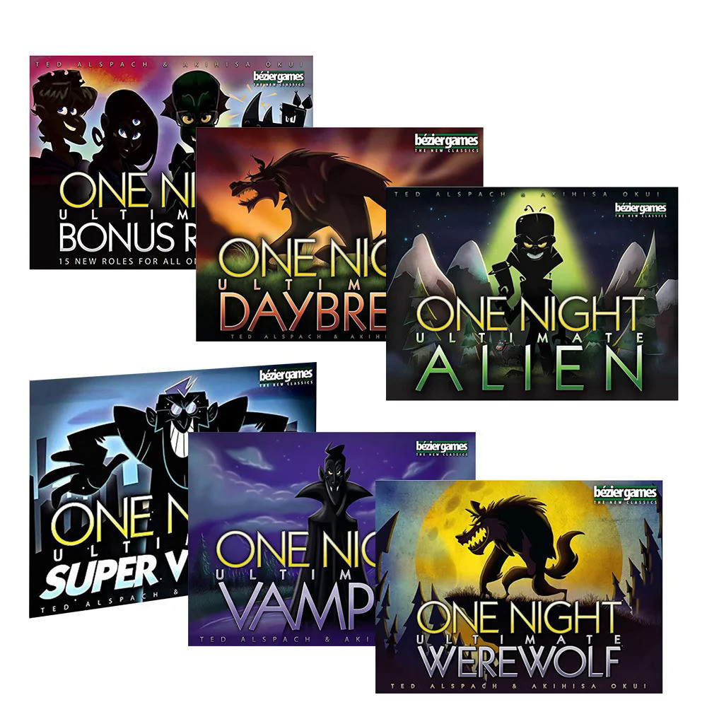 Jual 2023 Board Games One Night Ultimate Werewolf Daybreak Vampire ...