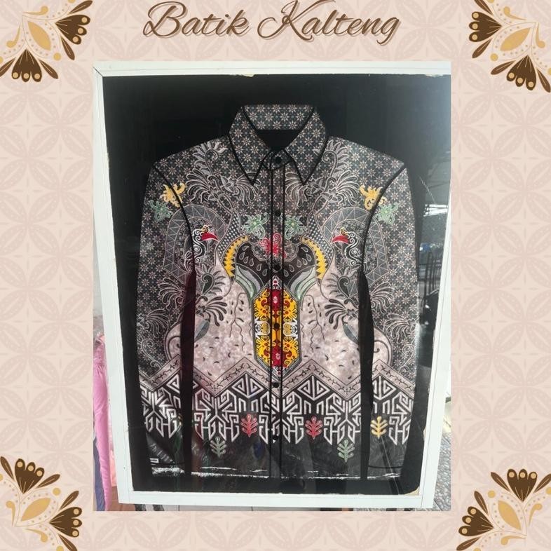 Jual Promo Kain Batik Khas Kalteng Motif Talawang Bahan Emboss Jacguard Premium (Harga Per ...