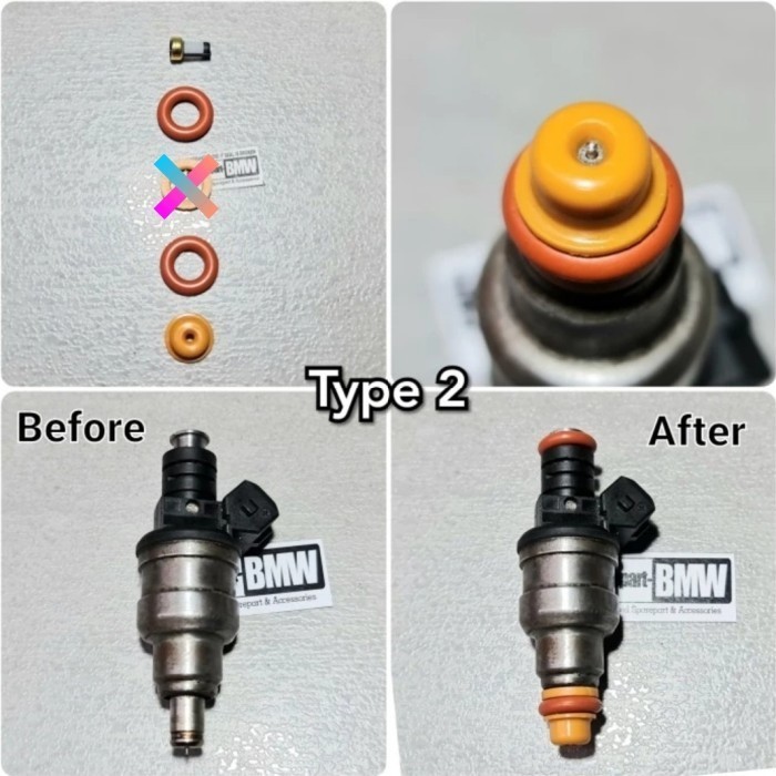 Jual BRG BARU Repair Kit Seal Injector BMW E30 E32 E34 E36 E38 E39 M20 M40 M50 M52 | Shopee ...