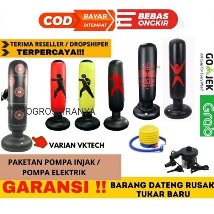 Jual ORIGINAL SAMSAK Tinju Berdiri Standing Dewasa Bahan PVC SANSAK ...