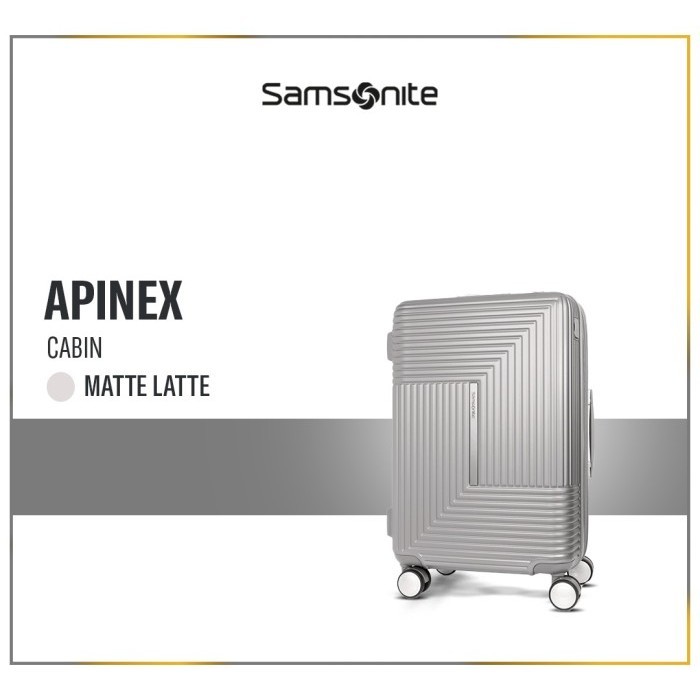 Jual Samsonite Koper Hardcase Apinex Cabin 20 inch - Matte Latte ...