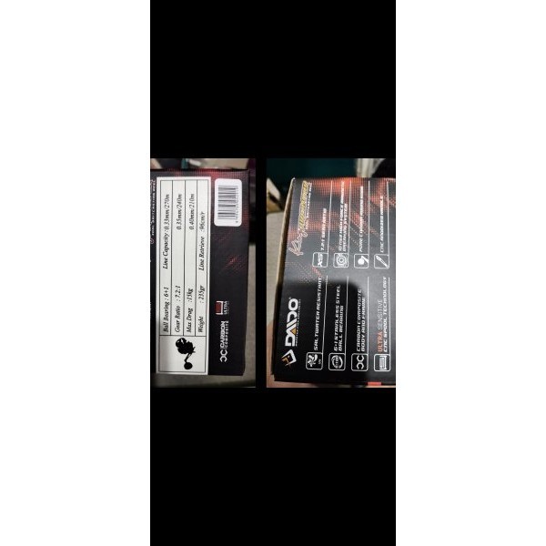 Jual Reel pancing daido king predator 300 L reel baitcasting type ...