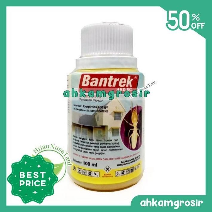 Jual OBAT ANTI RAYAP BANTREK 480 EC 100 ML - TERMISIDA PEMBASMI RAYAP ...