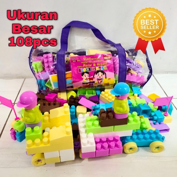 Jual Mainan Lego Blo Isi 108 Ukuran Besar | Shopee Indonesia