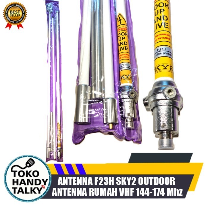 Jual ANTENNA F23H SKY2 VHF 144-174MHZ F23 H BASE ANTENA RIG GEDUNG REPEATER | Shopee Indonesia
