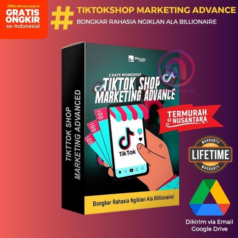 Jual R-321) Workshop Tiktok Shop Marketing Advance Ecourse Tutorial Padepokan Affiliate Shop ...