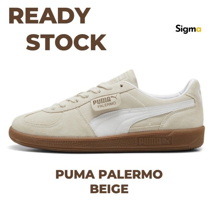 Jual Sneakers Puma Palermo Beige | Shopee Indonesia