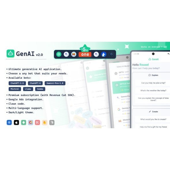 Jual [MOBILE] GenAI v2.0 | Aplikasi AI generate | Shopee Indonesia