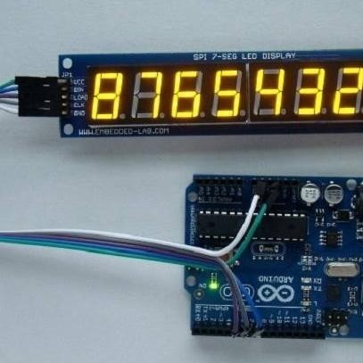 Jual MAX7219 8DIGIT ARDUINO MAX 7219 COUNTER SPEED NUMBER 7 SEGMENT LED TERMURAH | Shopee Indonesia