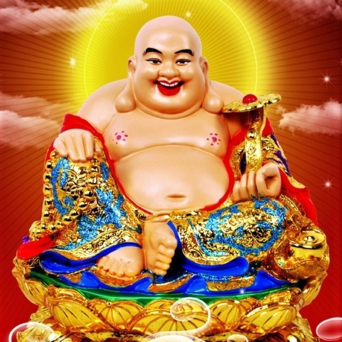 Jual Repro Digital Lukisan Gambar Buddha Maitreya Dewa Konghucu ...