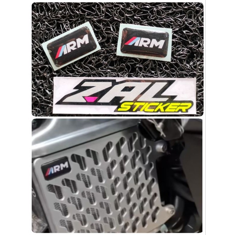 Jual sticker emblem ARM sticker timbul ARM | Shopee Indonesia