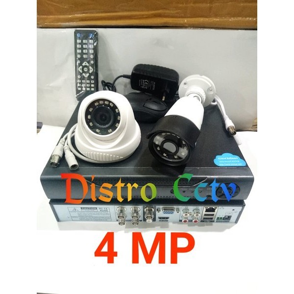 Jual PAKET CCTV 4MP SUPER HD 1080P 2 KAMERA CCTV DVR 8CH 8 CHANNEL ...