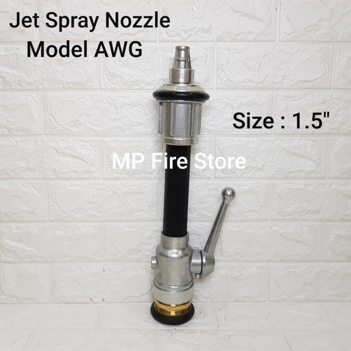 Jual Fire Hose Spray Jet Nozzle Pemadam 1.5 Inch Machino AWG Variable ...