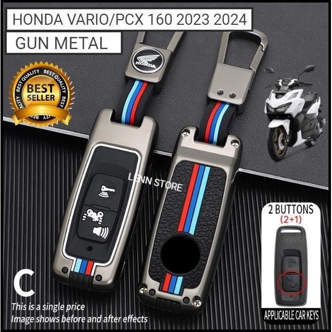 Jual Cover Sarung Kunci Remote Logam Honda Vario/Pcx 160 2023 2024 ...