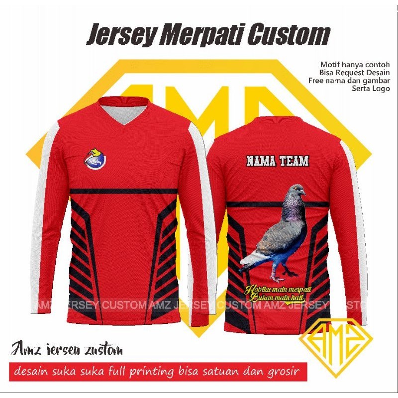 Jual jersey merpati custom | Shopee Indonesia