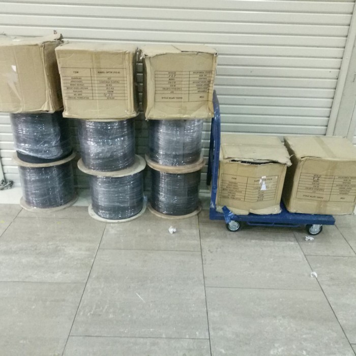 Jual Kabel FTTH DROPCORE 2 CORE FIG 8 Kabel bulat 1.000 meter/roll ...