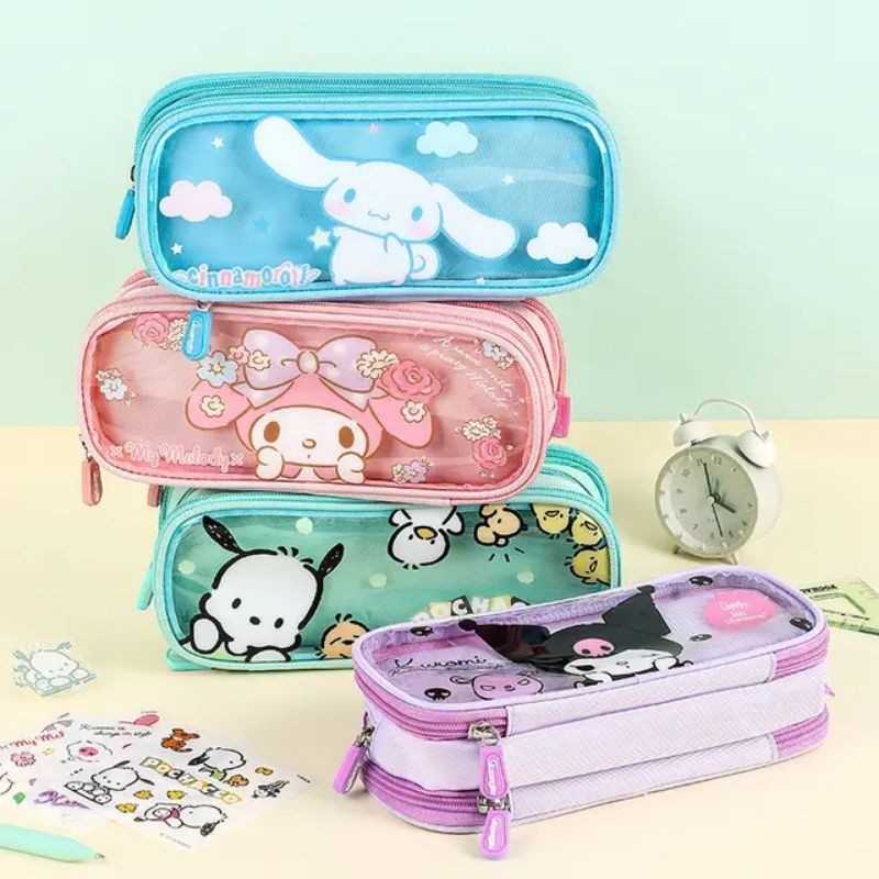 Jual kotak pensil sanrio besar/sanrio pencil case/pouch sanrio | Shopee ...