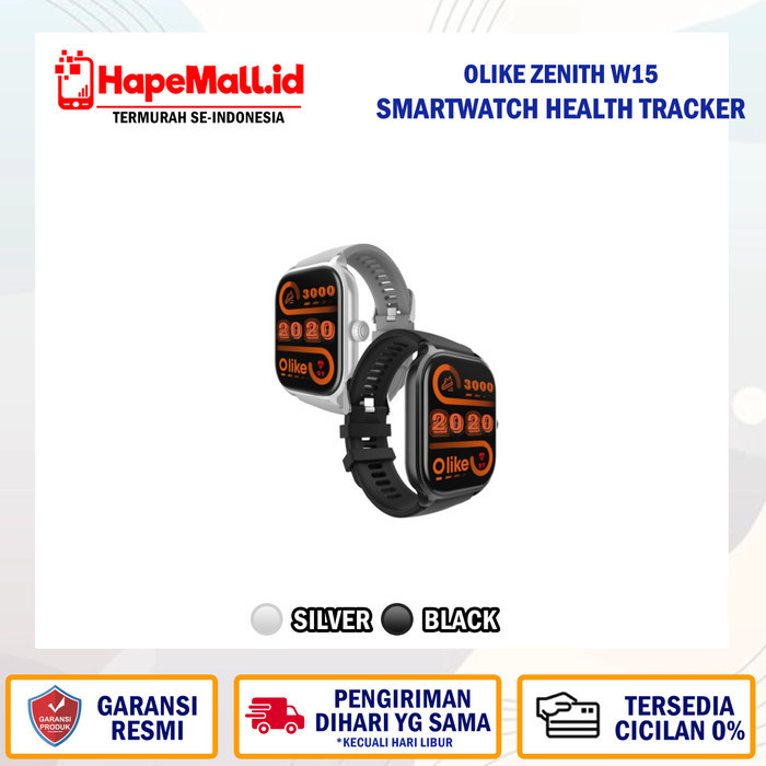 Jual OLIKE ZENITH SMARTWATCH W15 HEALTH TRACKER GARANSI RESMI | Shopee ...