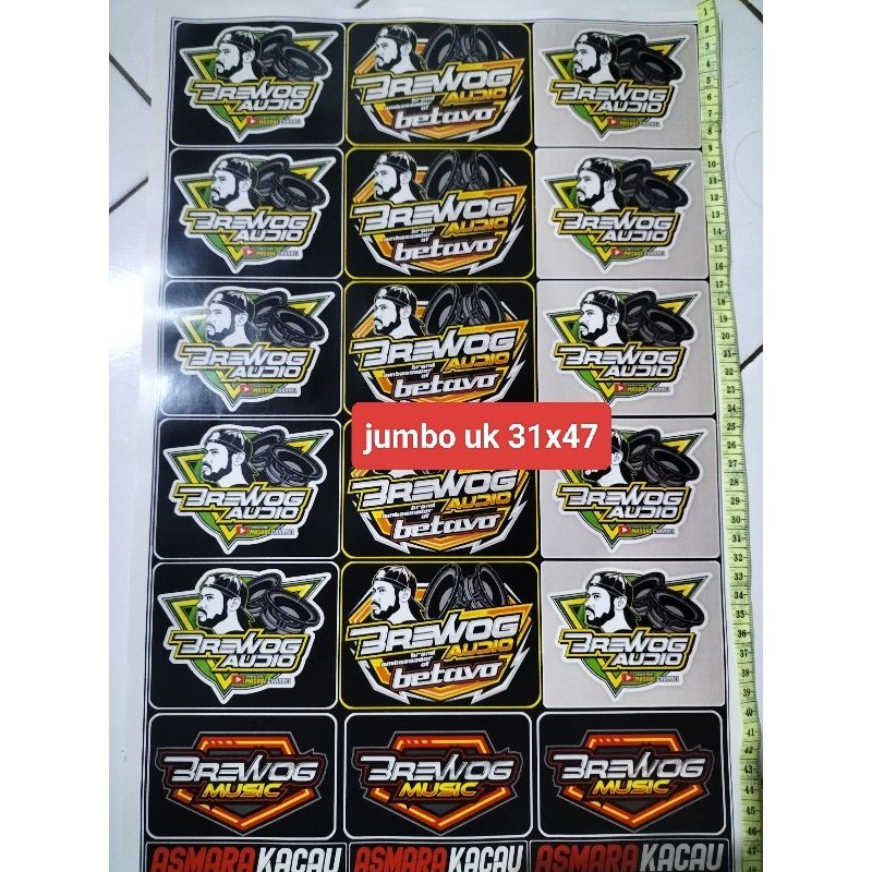Jual STIKER BREWOG AUDIO | STIKER SOUND | STIKER AUDIO | STIKER SOUND BREWOG | STIKER BREWOG ...
