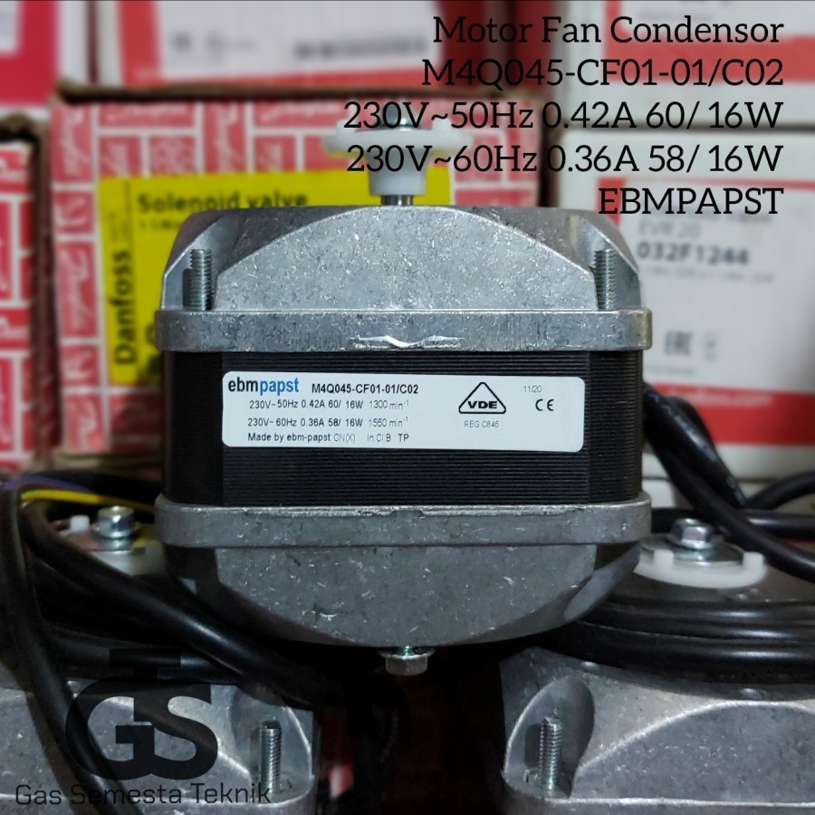 Jual MOTOR FAN CONDENSOR EBM 16W M4Q045-CF01-01/C02 EMBPAPST | Shopee Indonesia