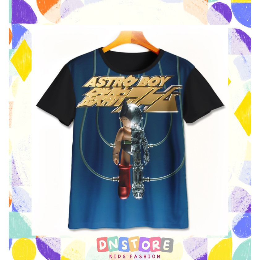 Jual Kaos Anak Astro Boy v4 Baju Film Animasi Kartun Anak Astro Boy 3D Printing Untuk Umur 1-12 ...