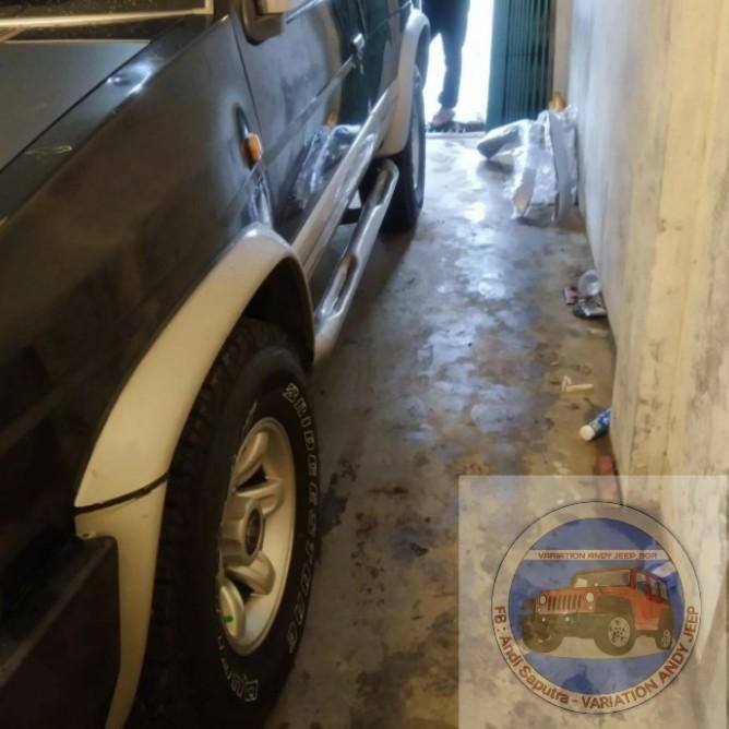 Jual Over Fender Terrano Spirit, Kingsroad & Grandroad Model Ori Silver ...