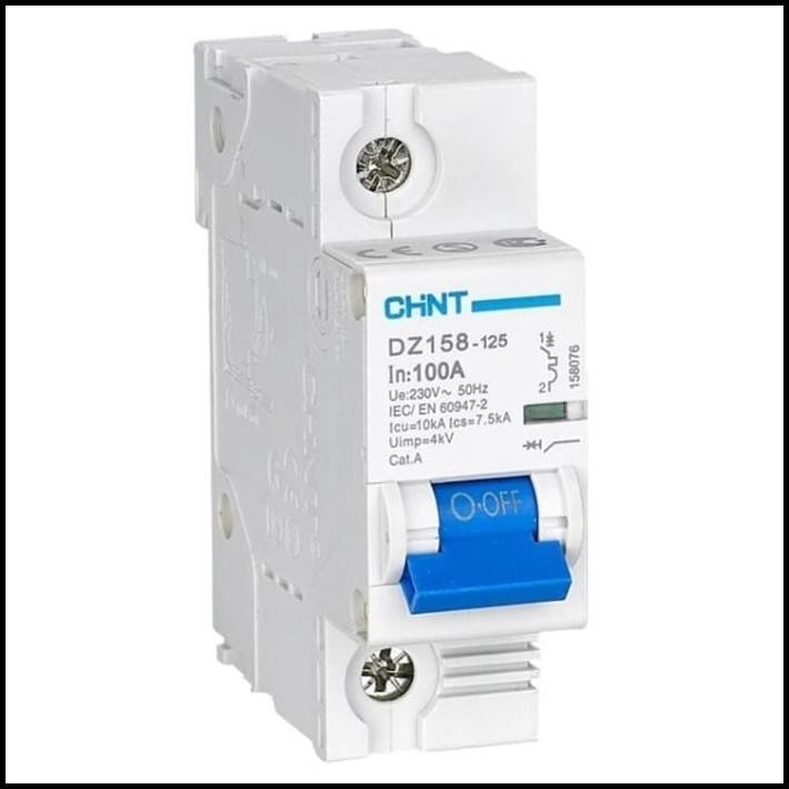 Jual HOT DEAL MCB / MINI MCCB CHINT DIN RAIL NXB-125 10KA 1P 80A 100A 125A !! | Shopee Indonesia
