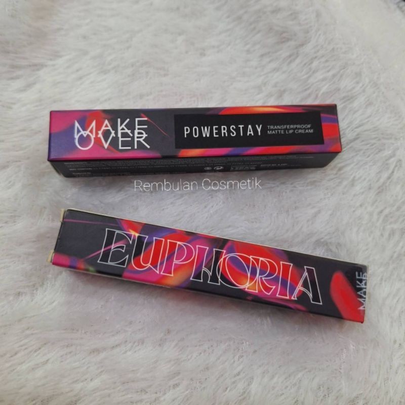 Jual Make Over Powerstay Transferproof Matte Lip Cream Limited Euphoria ...