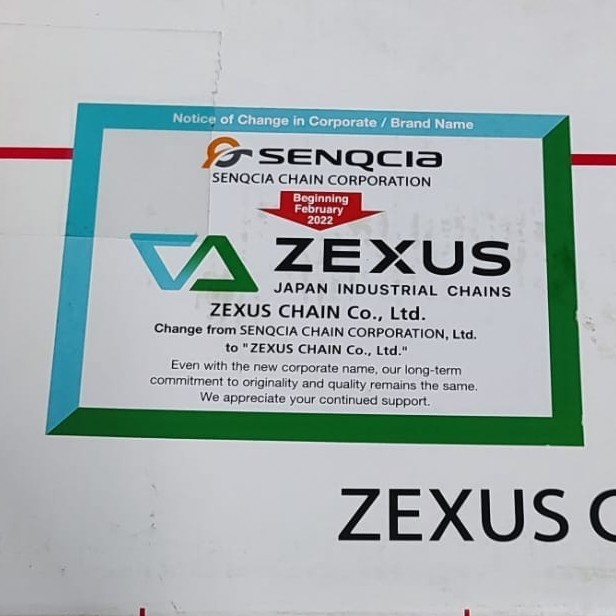 Jual Roller Chain Rs 100-1 Merk Senqcia /Hitachi Asli Japan Rantai ...