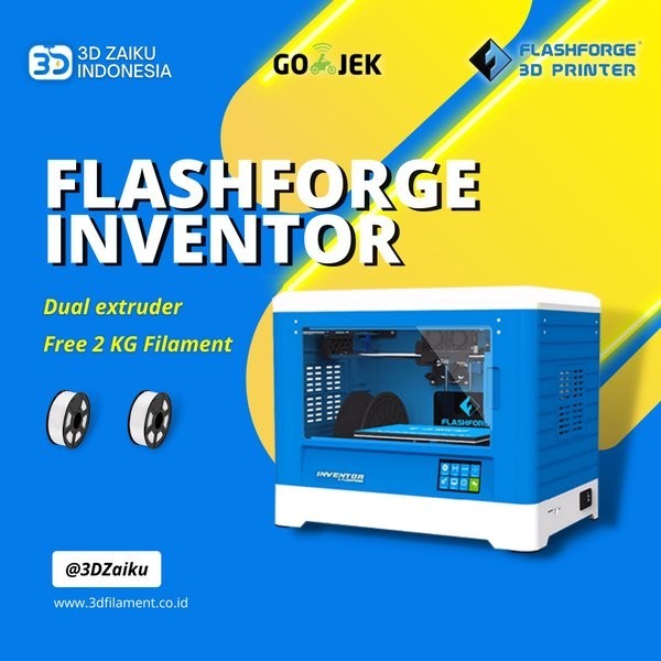 Jual 3D PRINTER FLASHFORGE DREAMER DUAL EXTRUSION | Shopee Indonesia