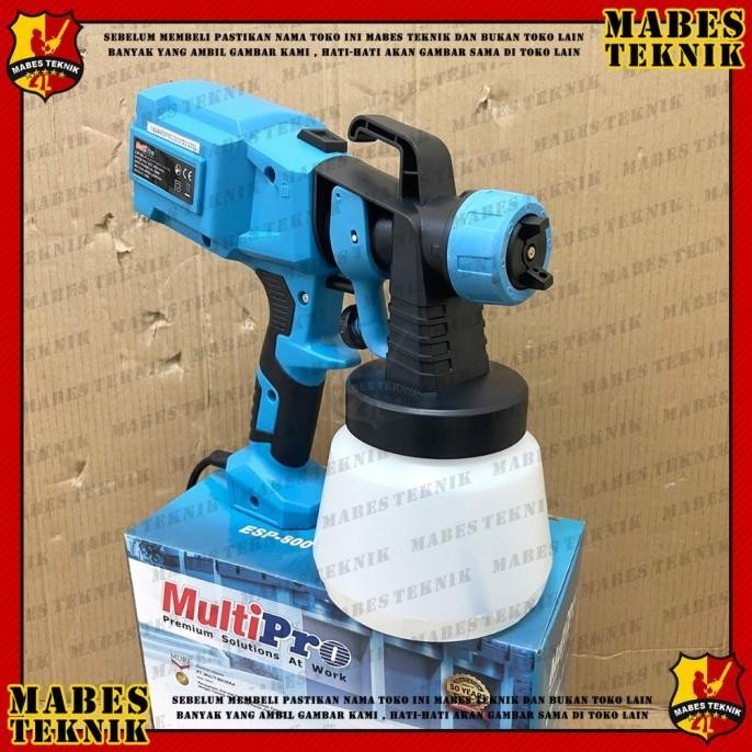Jual Elektrik Spray Gun Mesin Semprot Cat Listrik Multipro Esp 800 ...