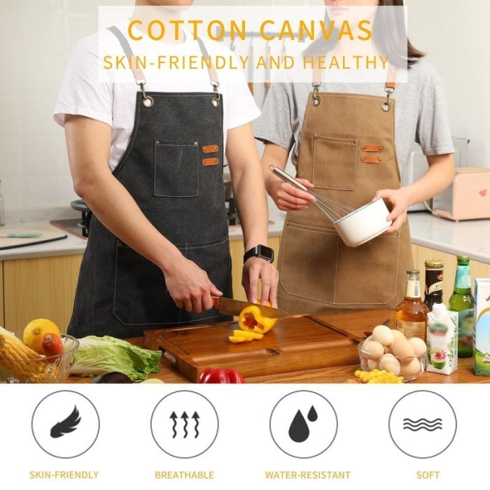 Jual Apron Barista Profesional Apron Chef Celemek Master Chef Indonesia ...