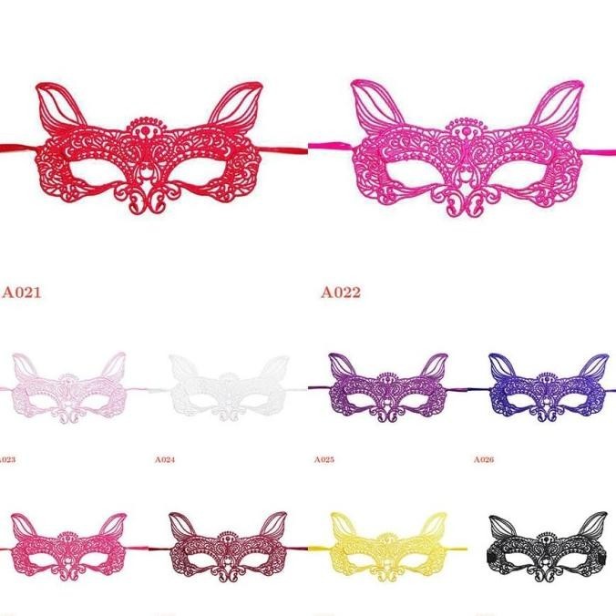 Jual A021 Topeng Karnaval Penutup Mata Eye Mask Live Pesta Kucing Cat ...