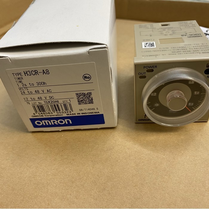 Jual Produk Unggulan] timer omron h3cr a8 original timer H3CRA8 24V ...