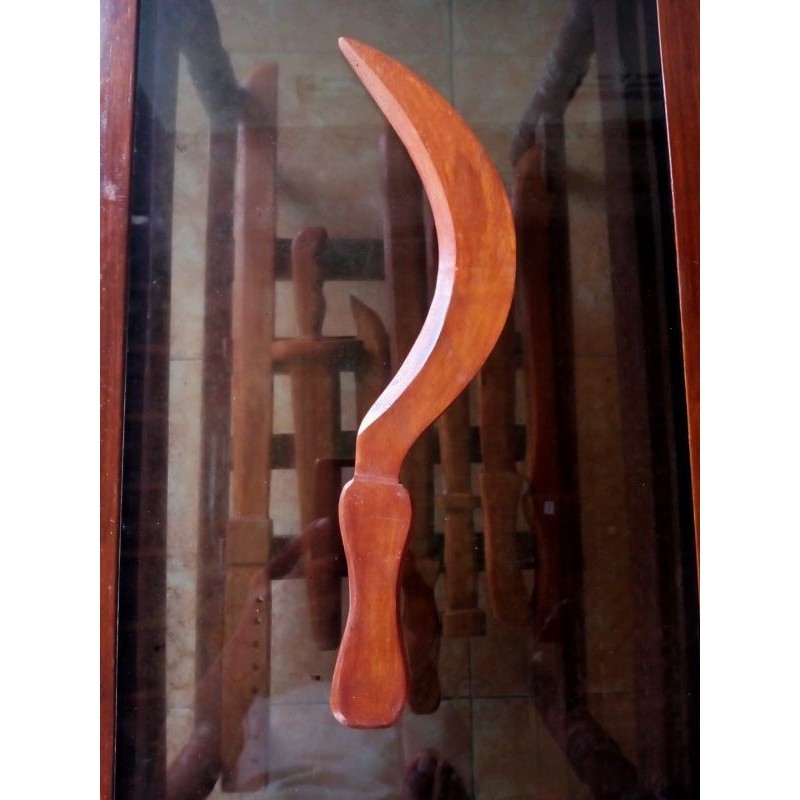 Jual Celurit Kayu 30cm Alat Peraga Latihan Silat Beladiri IPSI ...
