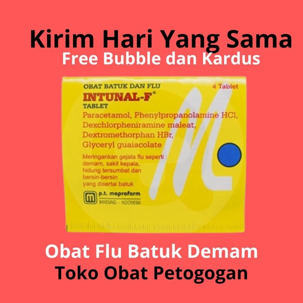 Jual Intunal F Obat Flu Batuk Demam Sakit Kepala Hidung Tersumbat dan ...