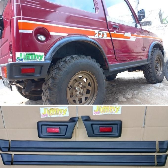 Jual LIST PLANG KATANA LIS BODY JIMNY SAMURAI FENDER ORI SET TANDUK ...