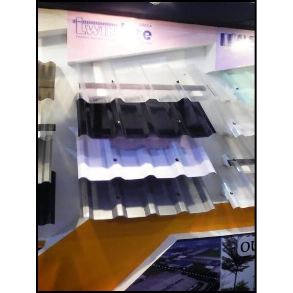Jual Twinlite Greca Atap Genteng Polycarbonate Pvc 6Mm | Shopee Indonesia