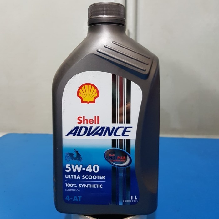 Jual Ready Shell Advance Ultra Scooter 5W-40 100% Synthetic Botol 1L ...