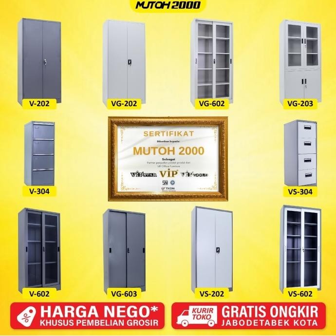 Jual Trend Lemari Arsip Besi Kantor Filling Kabinet Vip Katalog ...