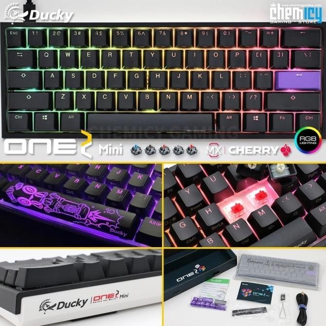 Jual Ducky One 2 Mini RGB LED 60% Mechanical Gaming Keyboard | Shopee ...