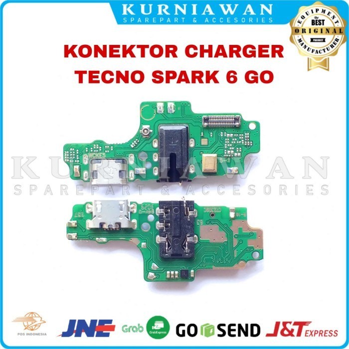 Jual KONETOR CHARGER TECNO SPARK 6 GO PCB BOARD USB PAPAN CON CAS MIC ...
