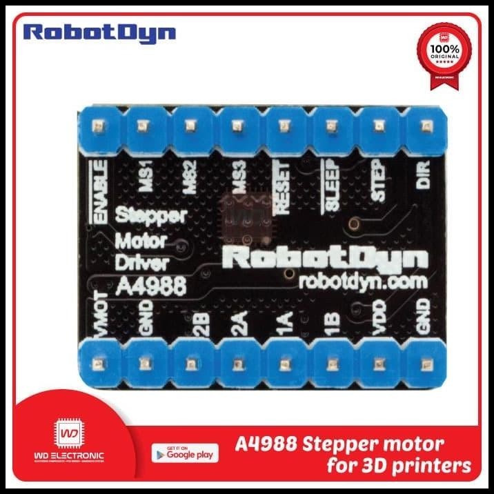 Jual BEST DEAL ROBOTDYN A4988 STEPPER MOTOR DRIVER A4988 FOR 3D PRINTER !!!!!!! | Shopee Indonesia