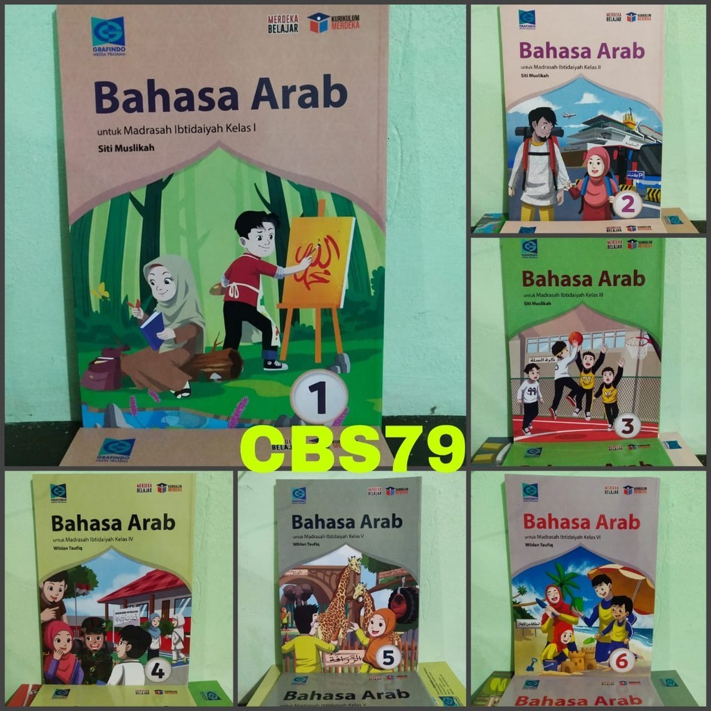 Jual Buku Bahasa Arab Kelas 1,2,3,4,5,6 Mi Kurikulum Merdeka Grafindo | Shopee Indonesia
