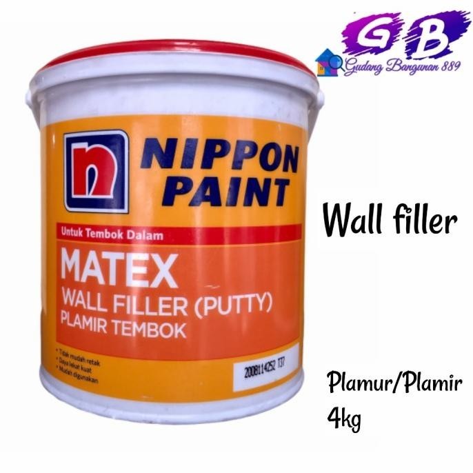 Jual Plamur Plamir Matex 4 Kg / Dempul Tembok Matex Kualitas Premium ...