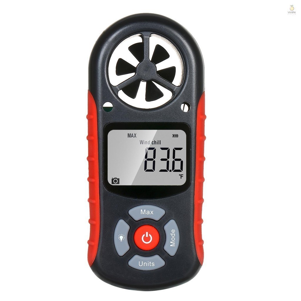 Jual 8 dalam 1 Genggam Anemometer Digital Kecepatan Angin/Angin dingin ...